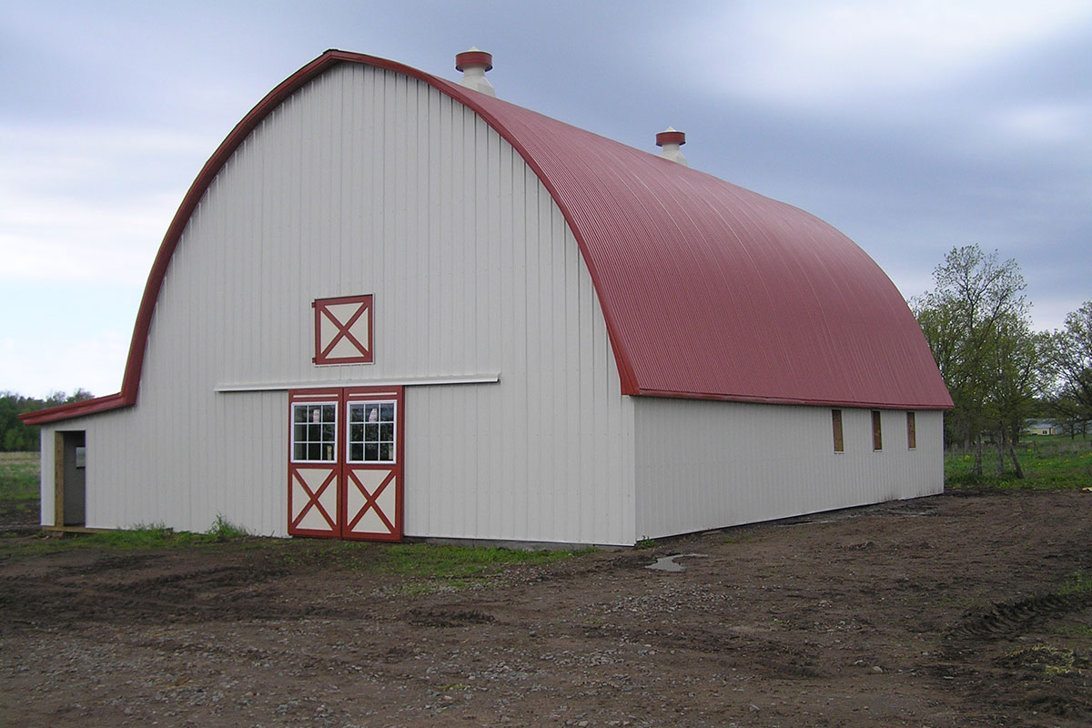 Pole Barn With Gambrel Roof Custom Designed Gambrel Barns Shipped To